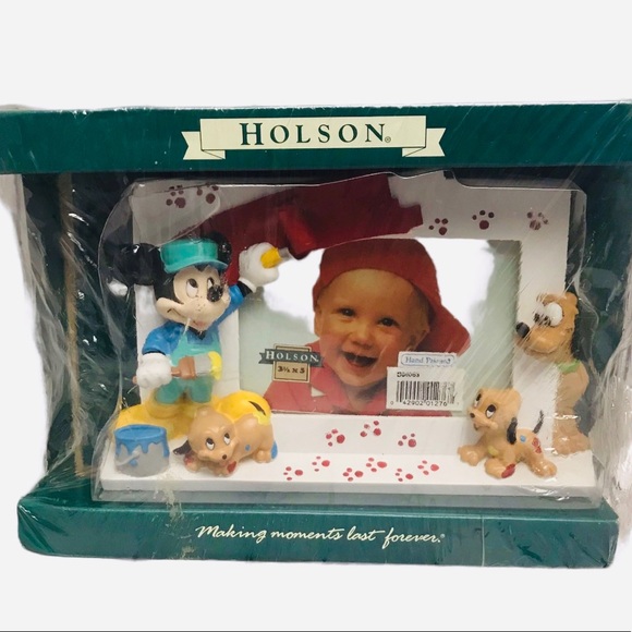 Accents | Vintage Holson Disney Mickey Mouse And Pluto Family Picture ...